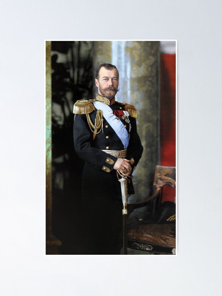 "Tsar Nicholas II of Russia" Poster for Sale by marinamaral | Redbubble