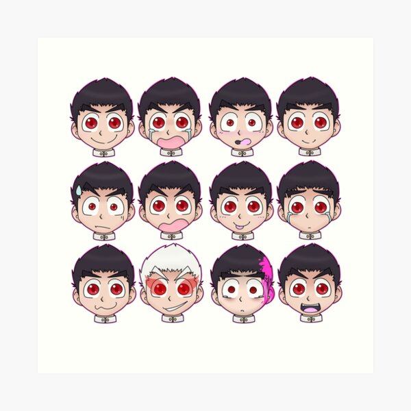 "Ishimaru Collection (Danganronpa)" Art Print by Bethabomb | Redbubble