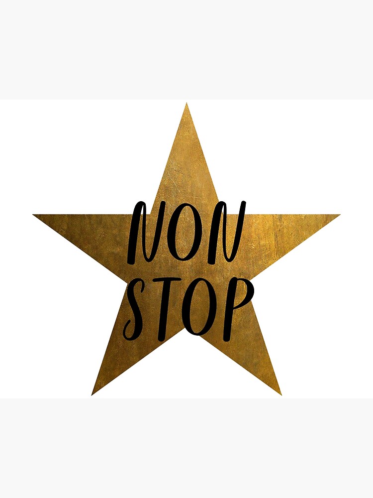 "Non-Stop - Hamilton Star" Canvas Print by justonedesign | Redbubble