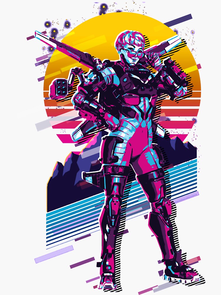 "Apex Valkyrie For Men And Women" Sticker by StephanieSchil | Redbubble