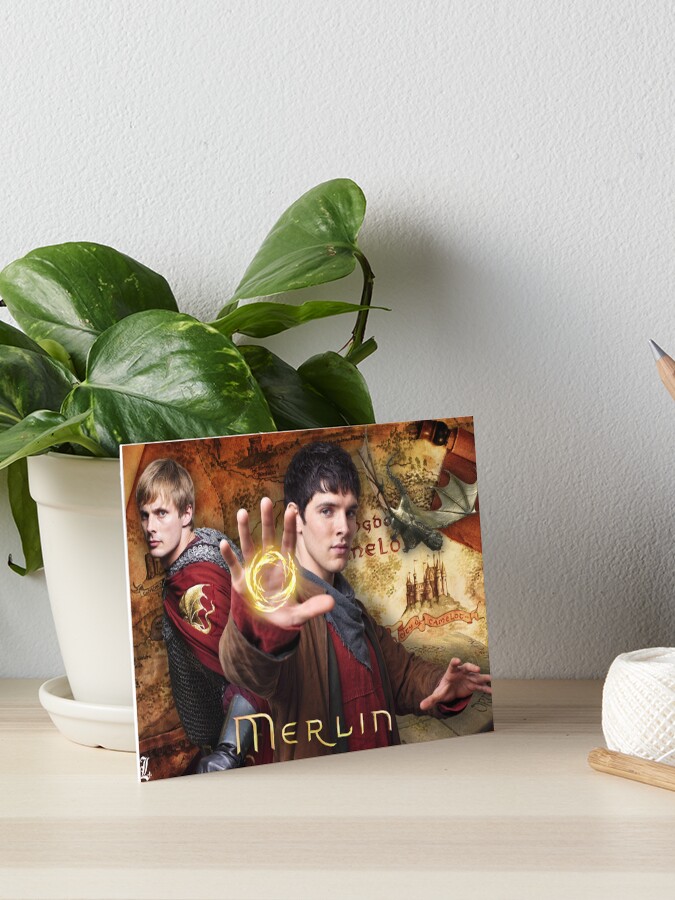 "BBC Merlin Poster 2" Art Board Print by Alysaurum | Redbubble