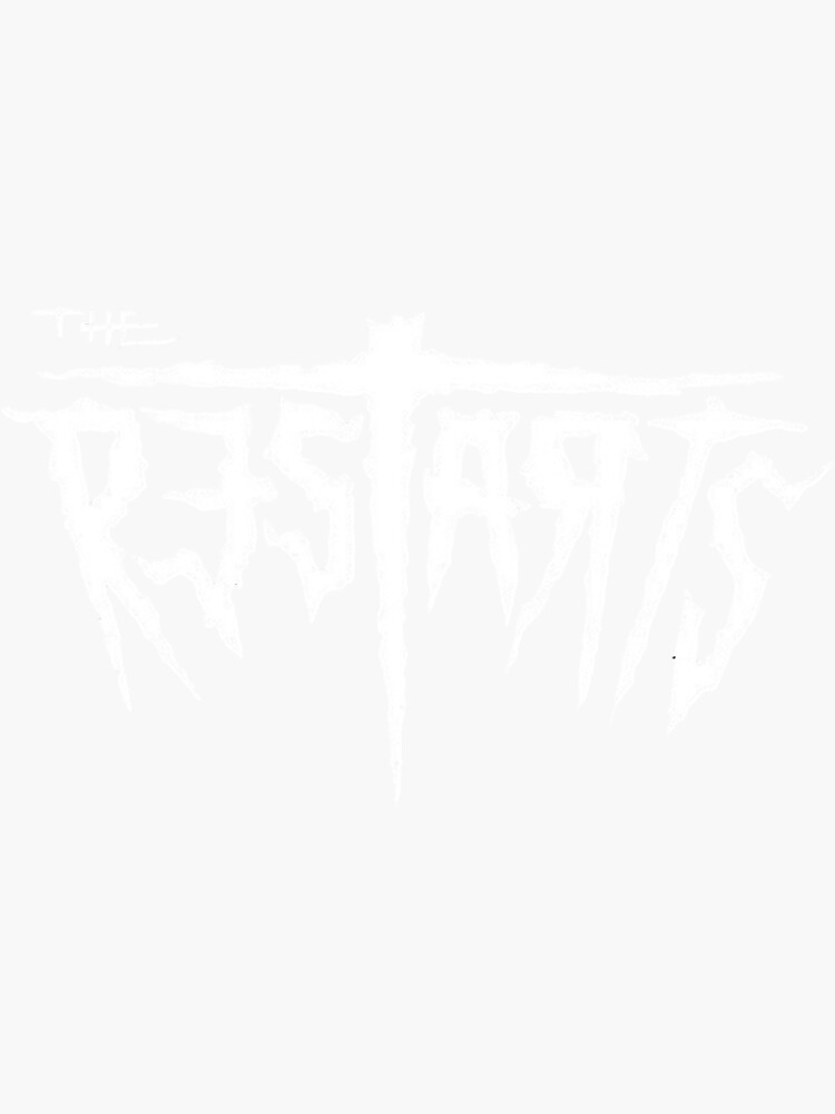 "Music the restarts best new logo" Sticker for Sale by BradleyAyers ...