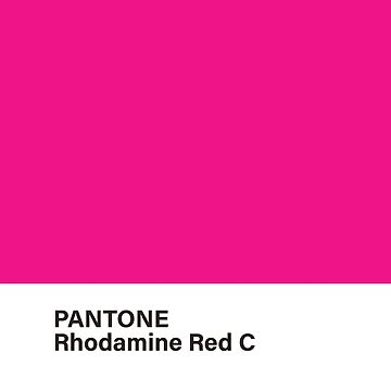 "pantone Rhodamine Red C" Sticker for Sale by princessmi-com | Redbubble