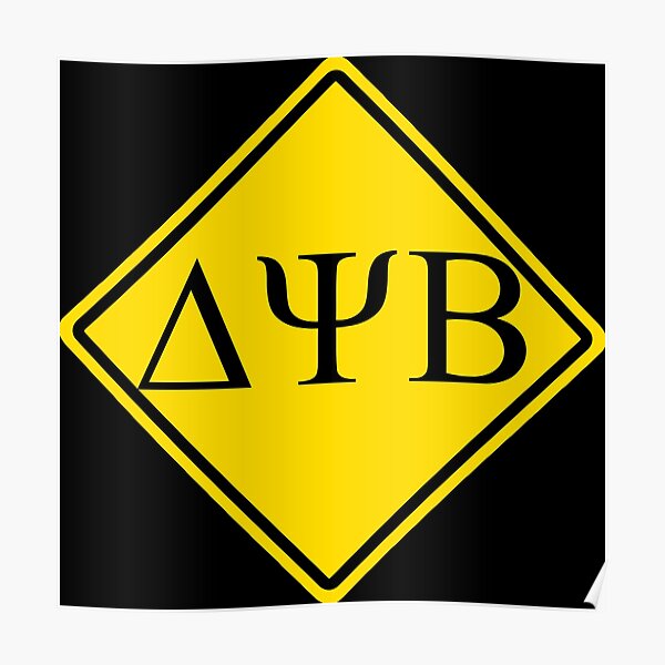 "delta psi beta" Poster for Sale by freshangover | Redbubble