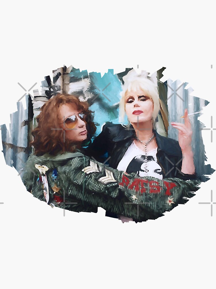 "Patsy And Edina Absolutely Call Me" Sticker by MaryDavid3 | Redbubble