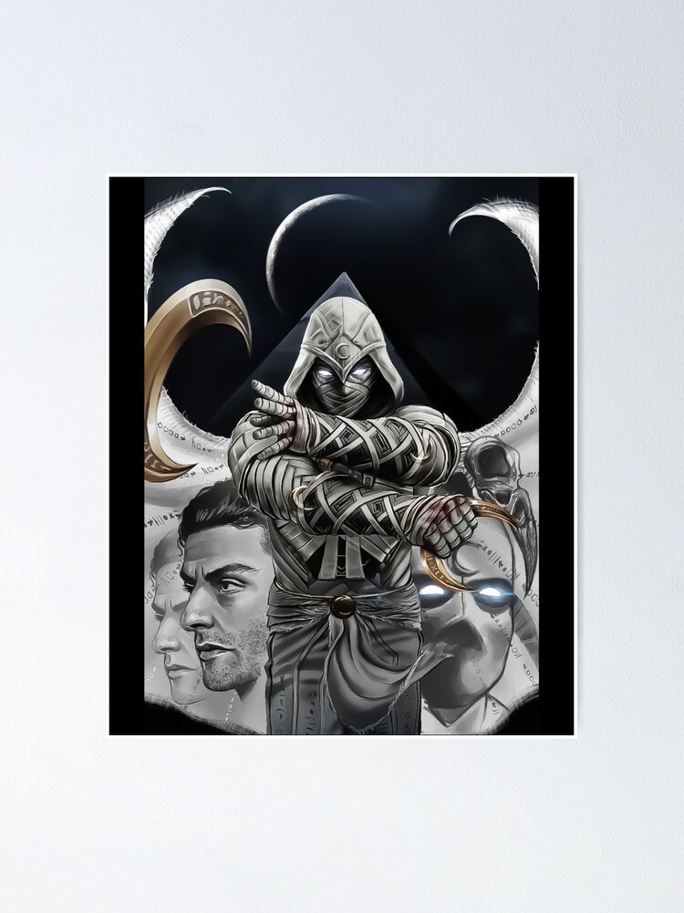 Póster «El caballero de la luna Steven Grant Marc Spector Konshu Mr ...