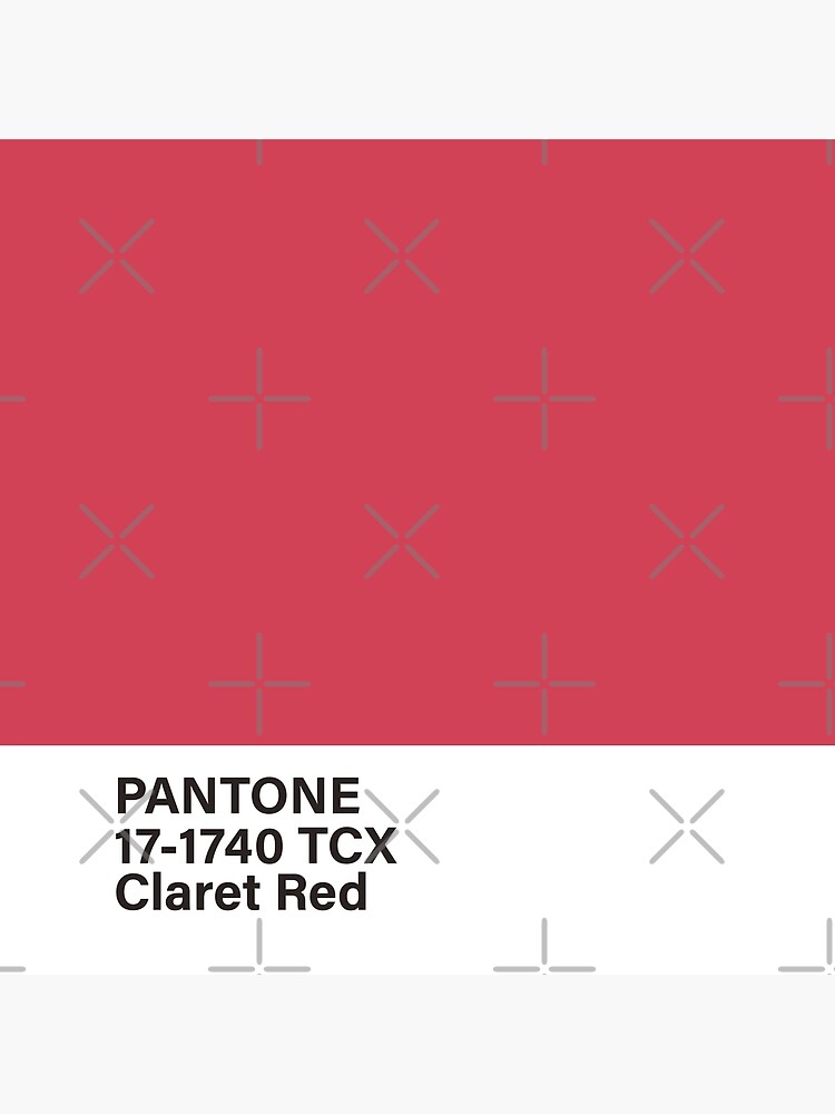 "pantone 17-1740 TCX Claret Red" Poster for Sale by princessmi-com ...