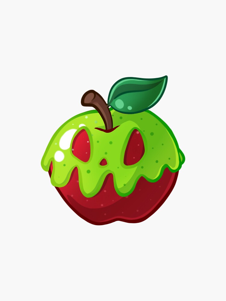"Poison Apple Sticker" Sticker by lunieth | Redbubble