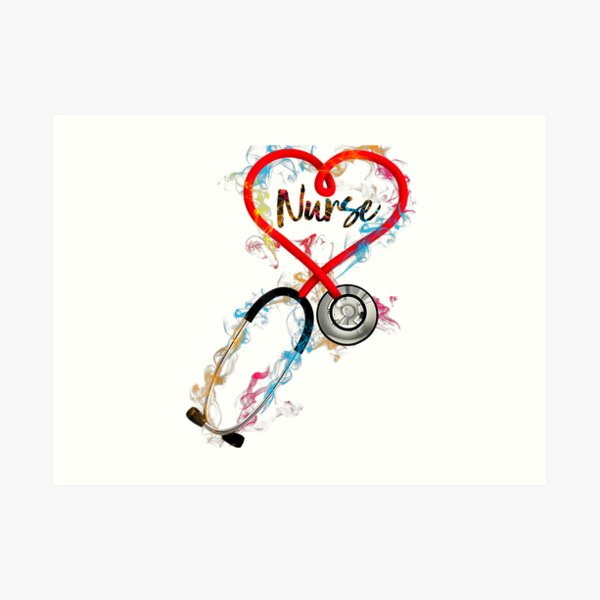 "Watercol Nurse Life Nursing Nurse Week 2022" Art Print for Sale by ...