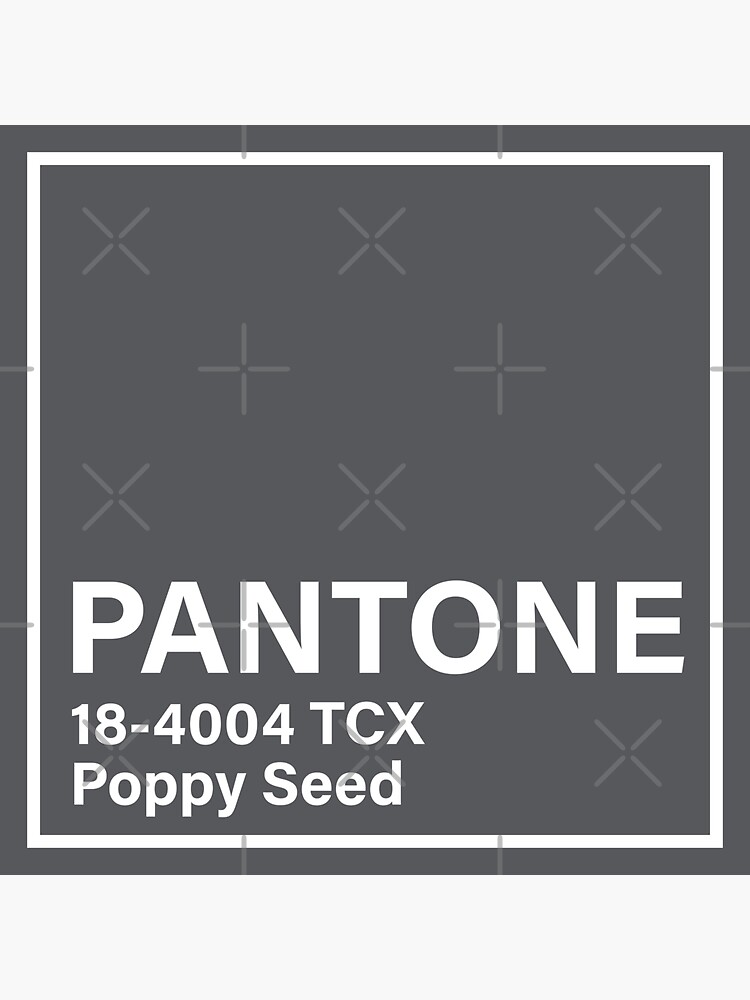"pantone 18-4004 TCX Poppy Seed" Sticker by princessmi-com | Redbubble