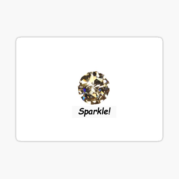 "Sparkle No2" Sticker by TonyacDesigns | Redbubble