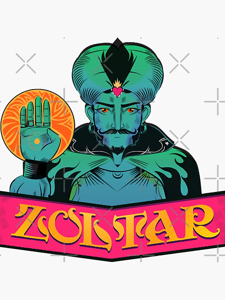 "Gifts For Men Zoltar" Sticker for Sale by CarolinaHue1997 | Redbubble