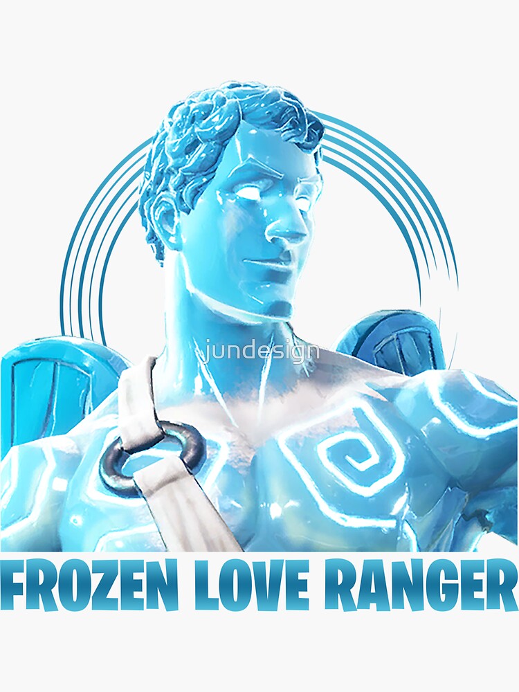 "Frozen Love Ranger" Sticker for Sale by jundesign | Redbubble