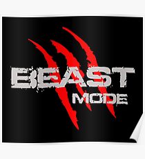 Beast Mode: Posters | Redbubble