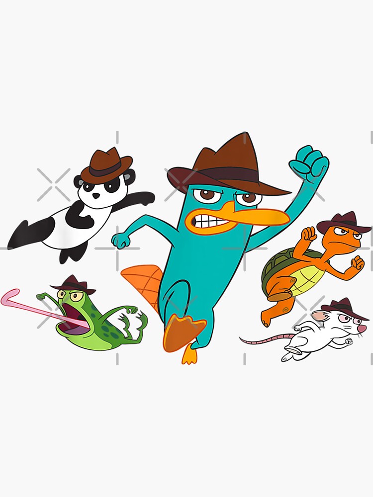 "Phineas and Ferb OWCA" Sticker for Sale by JenniferBuehler | Redbubble