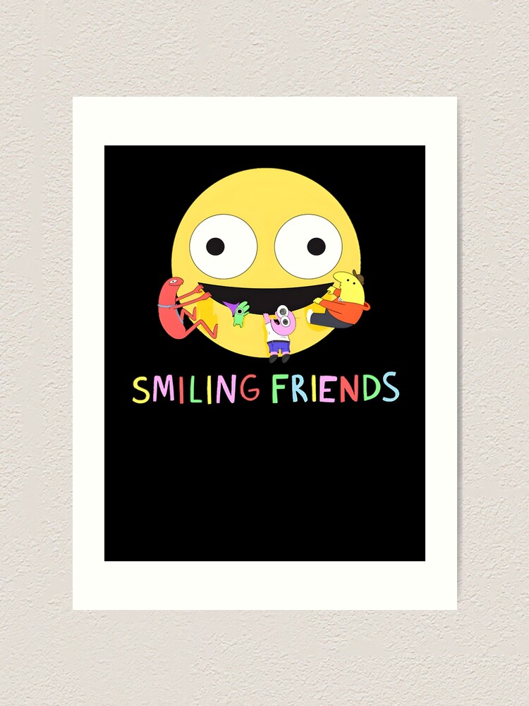 "Smiling Friends Logo" Art Print by JACKPRYCE5 | Redbubble