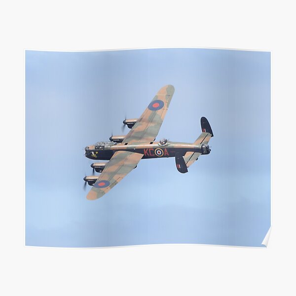 "Avro Lancaster Bomber" Poster for Sale by rockysmat | Redbubble