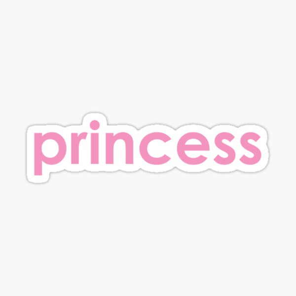 "princess pink" Sticker for Sale by GunMeii | Redbubble