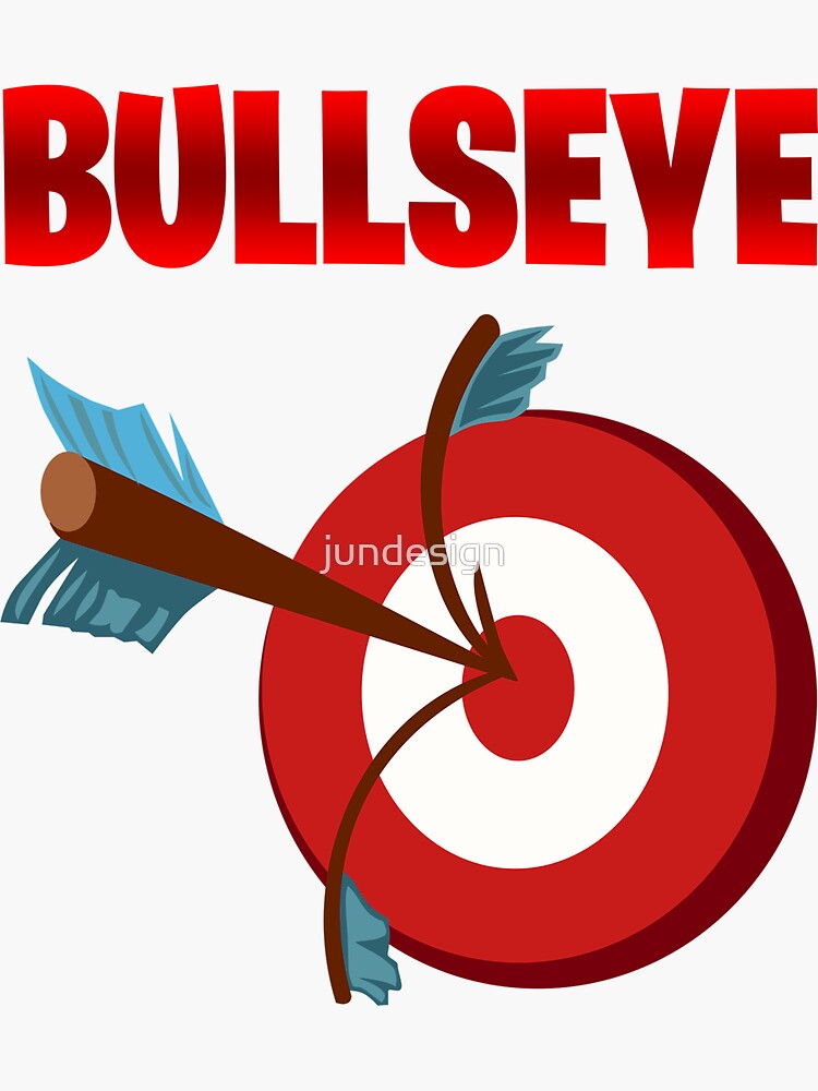"Bullseye" Sticker by jundesign | Redbubble