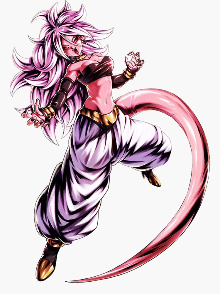 "Android 21 (Evil)" Sticker by CaitlynRau | Redbubble