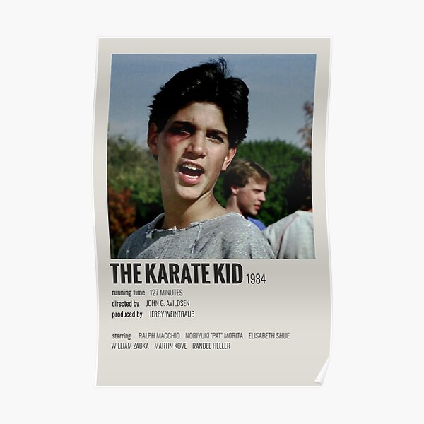 "The Karate Kid (1984)" Poster by MoviePolaroid | Redbubble
