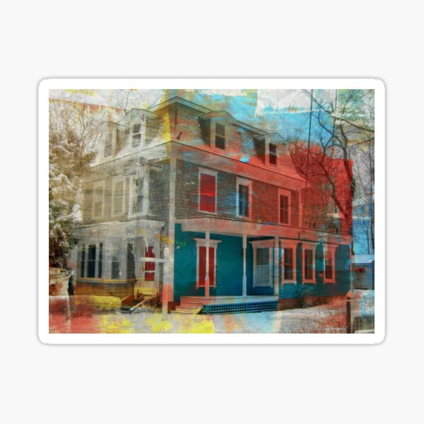 "Eclectic Wellfleet Cape Cod House" Sticker for Sale by WigOutlet ...