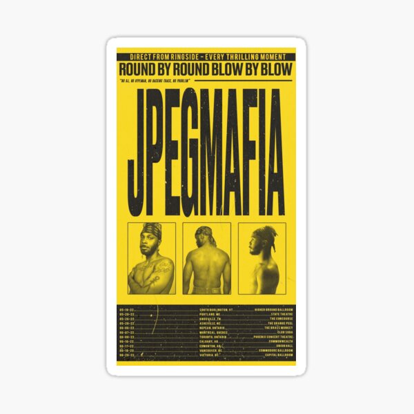 "Jpegmafia" Sticker by Belou22 | Redbubble