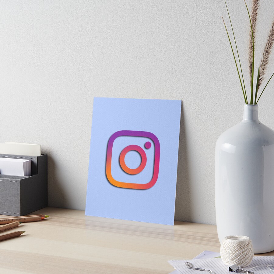 "instagram ,vector" Art Board Print by ilmi2022 | Redbubble
