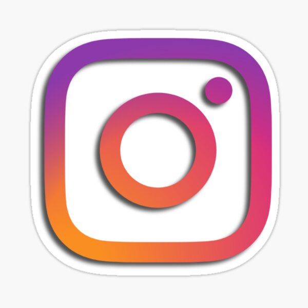 "instagram ,vector" Sticker by ilmi2022 | Redbubble