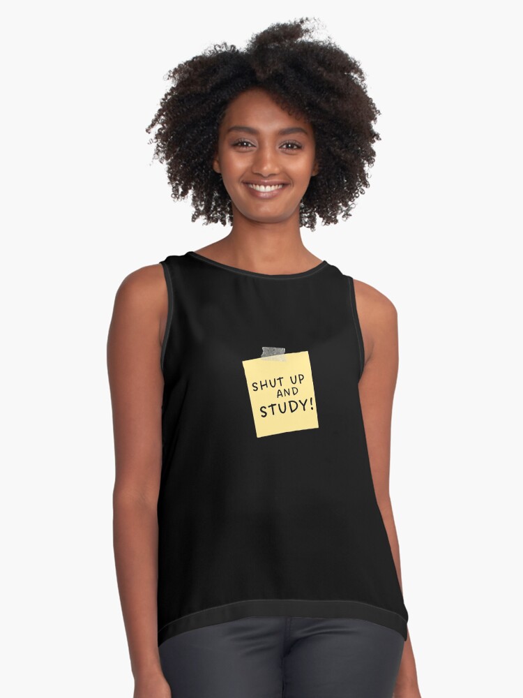 " Law School's "Shut up and Study" English sticky note" Sticker for ...