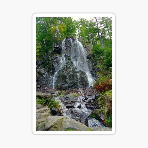 "WATERFALL" Sticker by MochiMoiLens | Redbubble