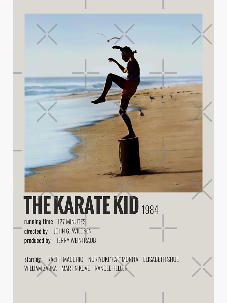 "The Karate Kid (1984)" Sticker for Sale by MoviePolaroid | Redbubble