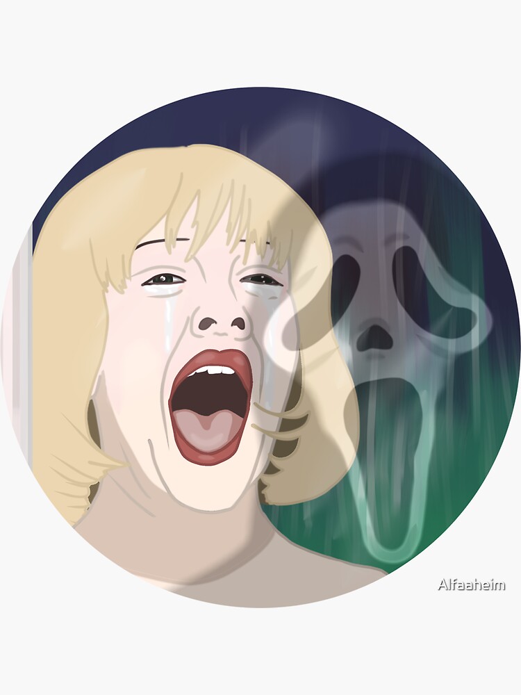 "Casey Becker Scream" Sticker for Sale by Alfaaheim | Redbubble