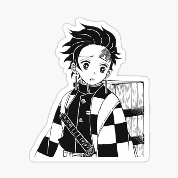 "Demon Slayer Tanjiro " Sticker by Discolour | Redbubble