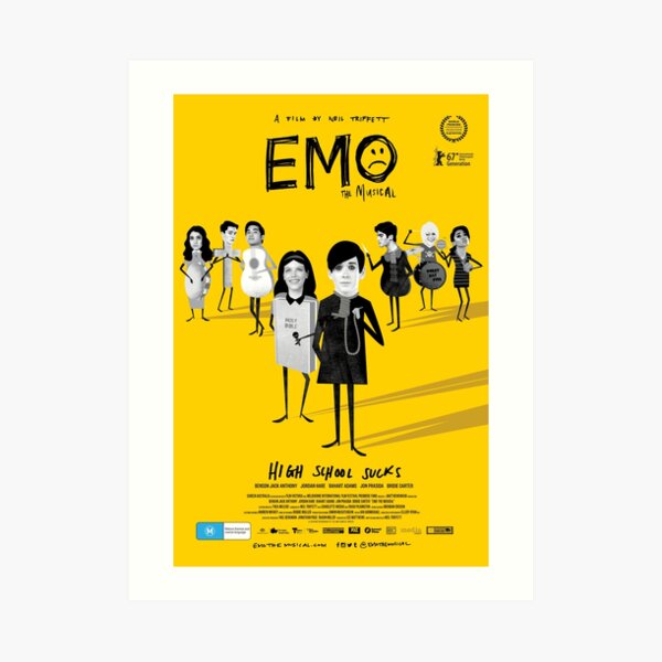 "EMO the Musical - Official Poster" Art Print by EMOtheMusical | Redbubble