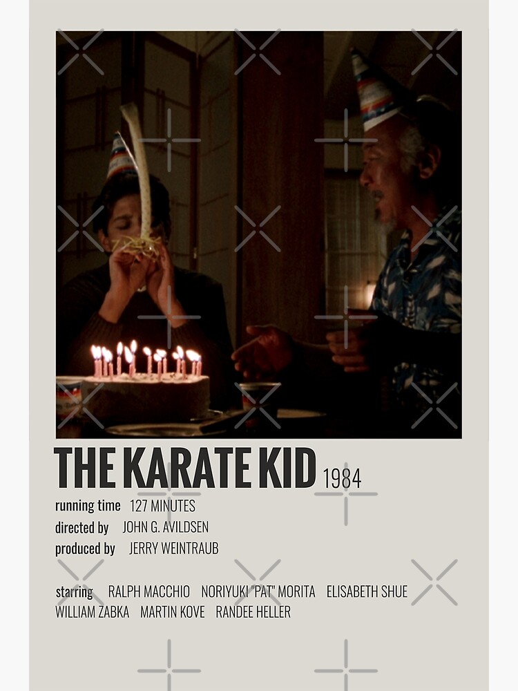 "The Karate Kid (1984)" Poster for Sale by MoviePolaroid | Redbubble