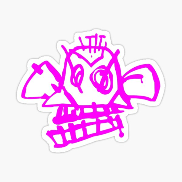 "Arcane-Jinx Monkey" Sticker by TARATA | Redbubble