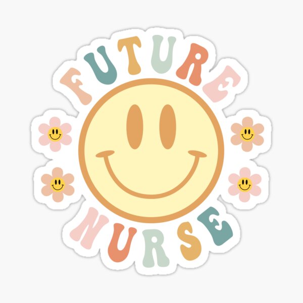 "Future Nurse Smiley Face Design, New Future Nurse Gift Idea, Nursing ...