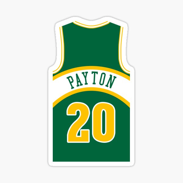 "Gary Payton - Seattle SuperSonics Throwback" Sticker by OnTargetSports ...