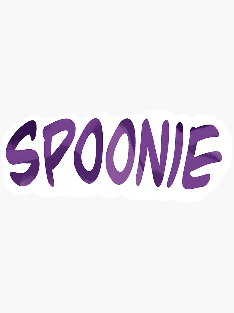 "Spoonie" Sticker for Sale by Itsfineimfine | Redbubble