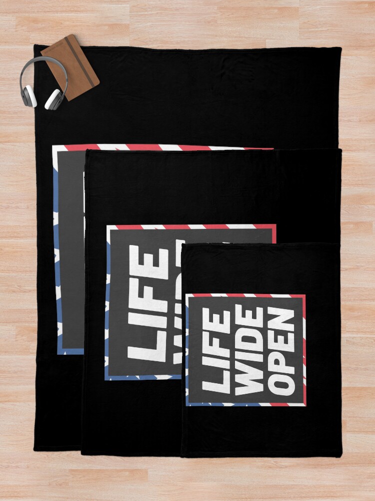 "Cboystv Acid Lake Life Wide Open" Throw Blanket for Sale by ...