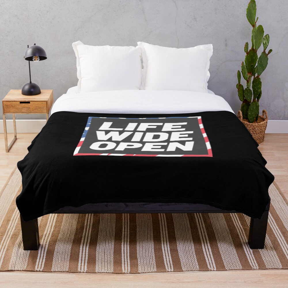 "Cboystv Acid Lake Life Wide Open" Throw Blanket for Sale by ...