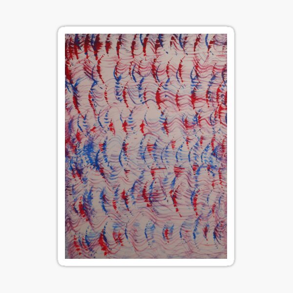 "Wavy" Sticker for Sale by 2r4r5r6r | Redbubble