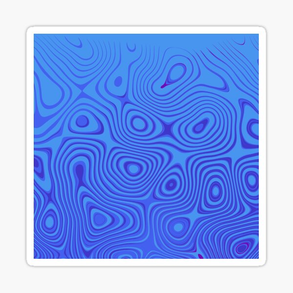 "Wavy" Sticker for Sale by cute-looks | Redbubble