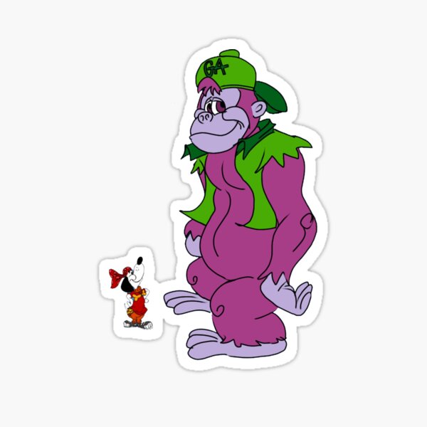 "The Great Grape ape" Sticker for Sale by MimosaStore | Redbubble
