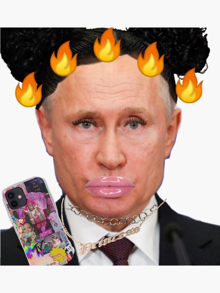 "Azov Battalion Peace For Ukraine Putin Meme " Sticker for Sale by ...