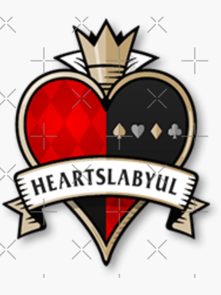 "Heartslabyul Twisted Wonderland Dorm Icon" Sticker for Sale by ...
