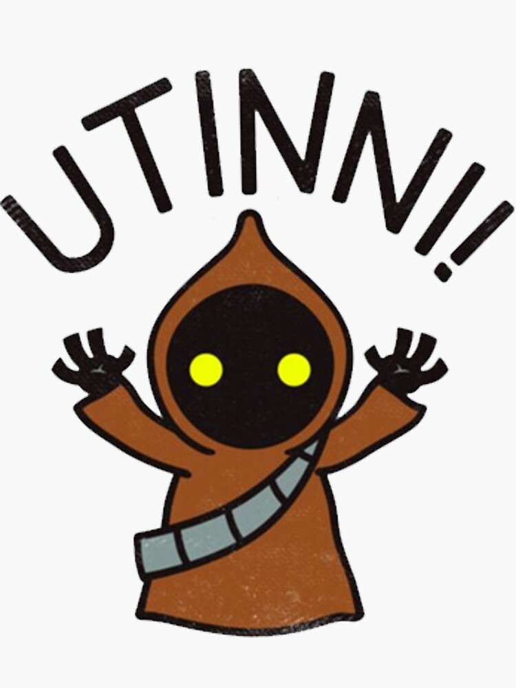 "Jawa Utinni" Sticker for Sale by annartkidz | Redbubble