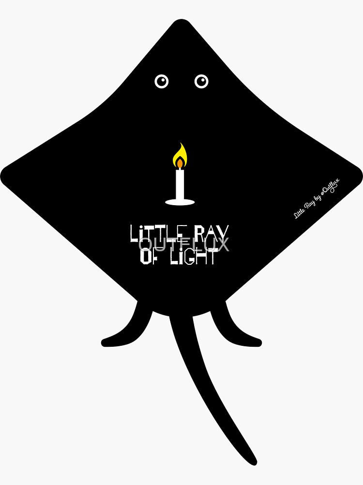 "Little Ray of Light" Sticker by OUTFLUX | Redbubble