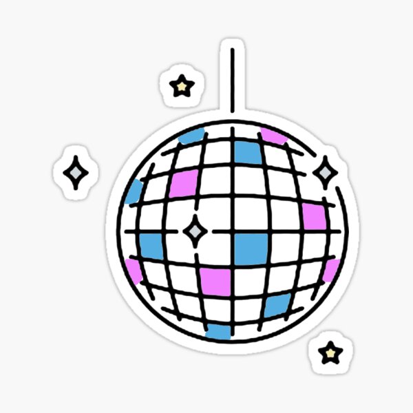 "Trans Disco" Sticker by L-Scott | Redbubble